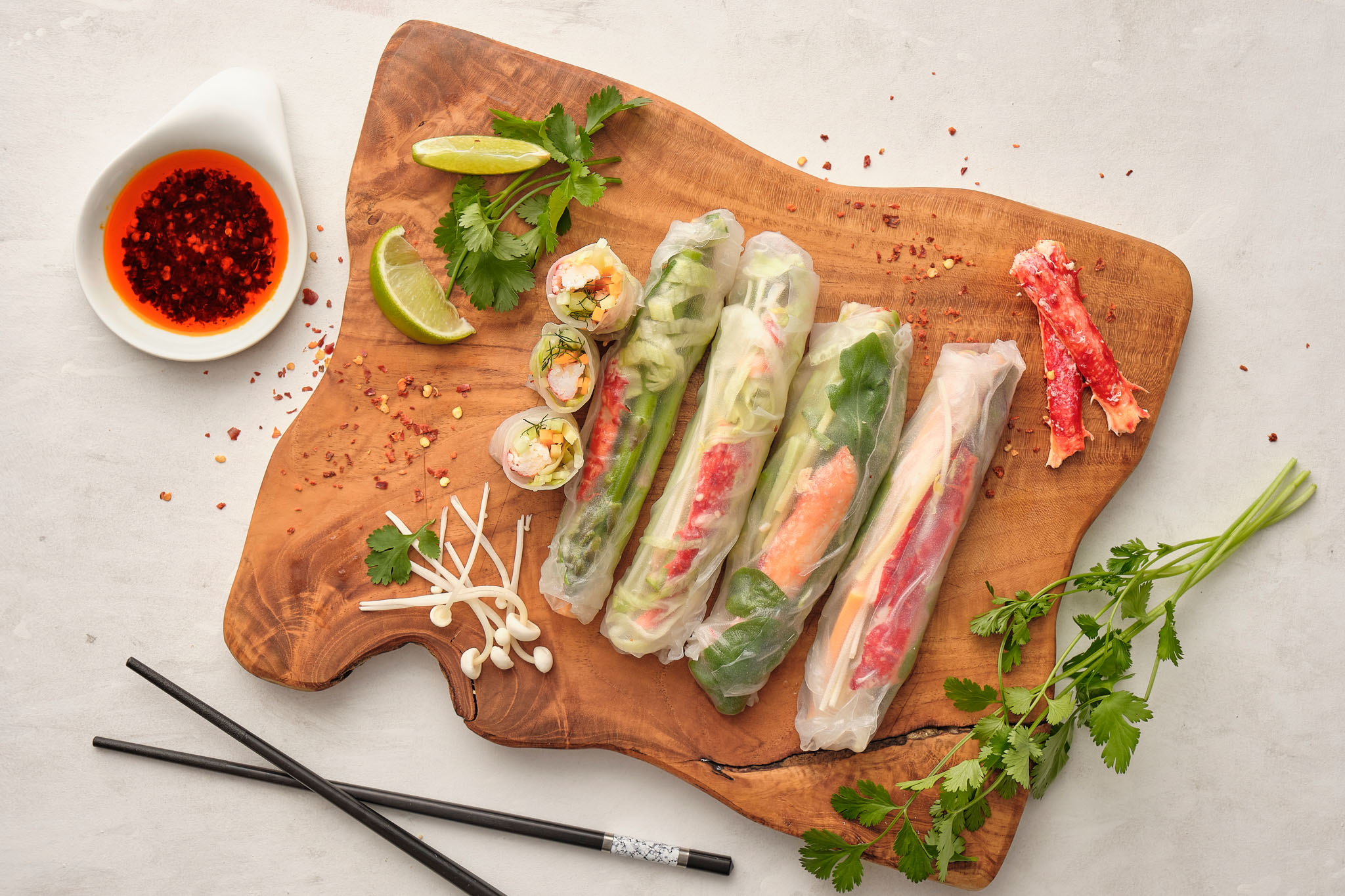 Southern king crab spring roll - Royal Greenland A/S