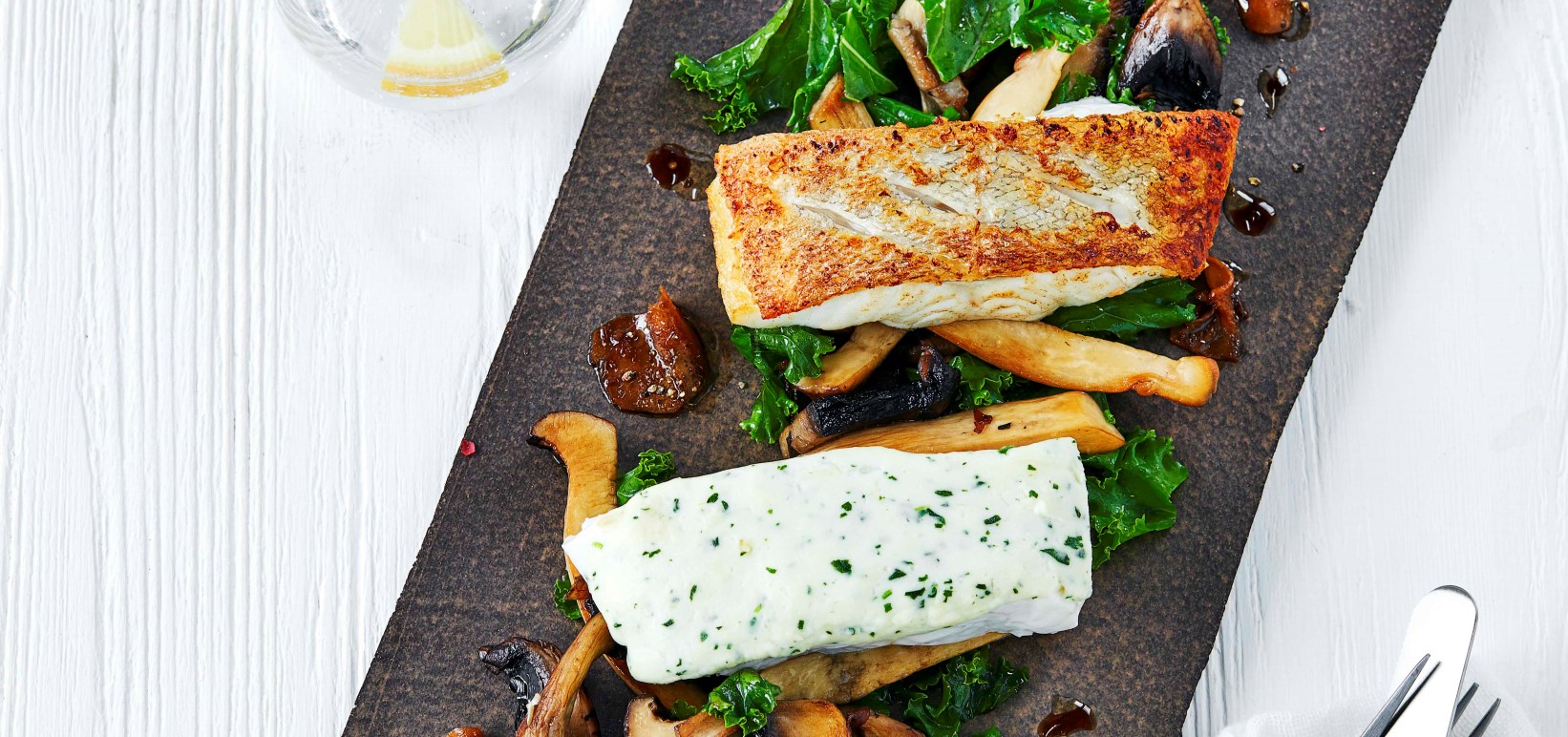 Nutaaq® Cod with kale, mushrooms and ginger - Royal Greenland A/S